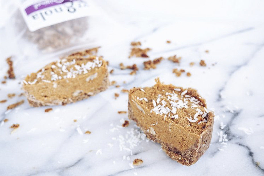 No-bake pumpkin pie recipe with gr8nola granola crust